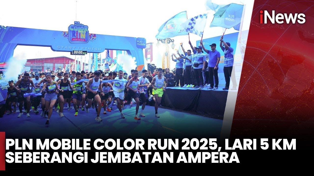 Dimeriahkan Ribuan Peserta, PLN Mobile Gelar Color Run 2025 di ...