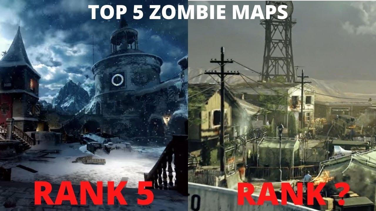 Top 5 Zombies Maps (BO3-BO4) - YouTube