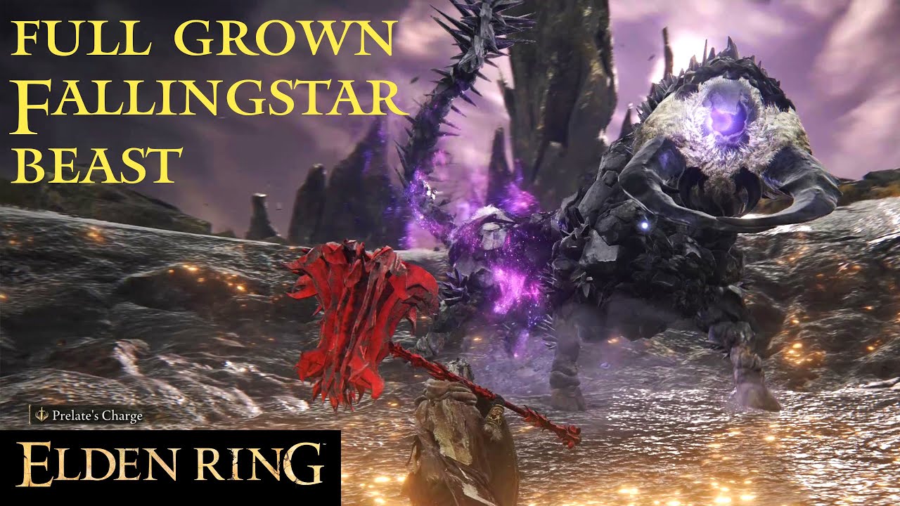 Elden Ring - Full Grown Fallingstar Beast Boss (Blind Playthrough ...