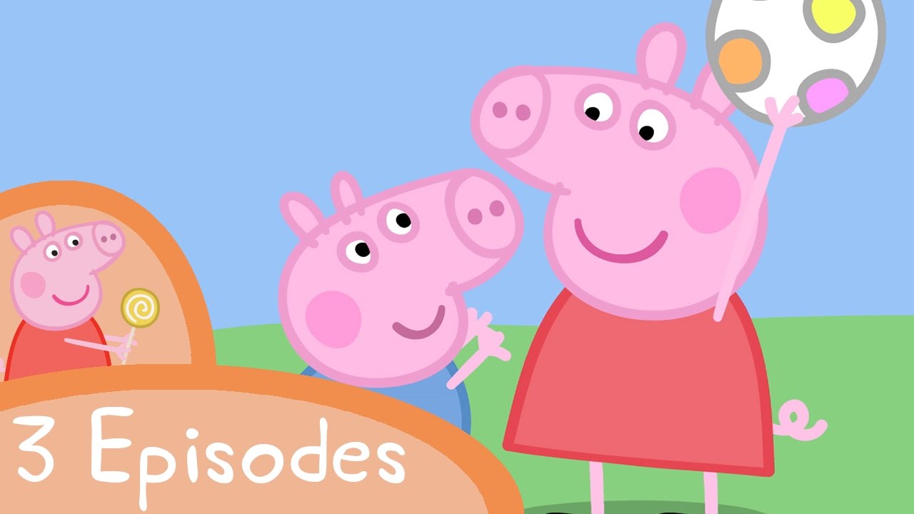 Peppa Pig - Fun and games compilation (3 episodes) - YouTube
