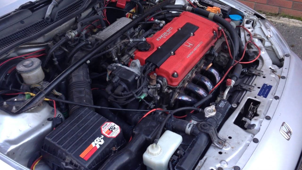 1993 Honda Del Sol SiR B16 - High Oaks Exhaust System - From front with ...