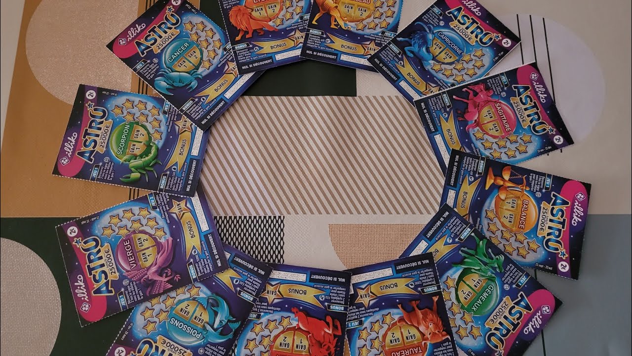 la ronde des astros 🤞#grattage #fdj 😉😉😚😙🤑 - YouTube