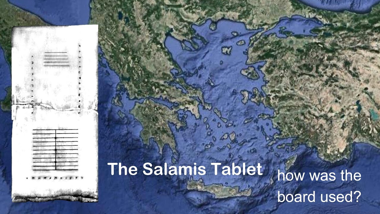 The Salamis Tablet - Calculating on a Counting board (Ancient Abacus ...