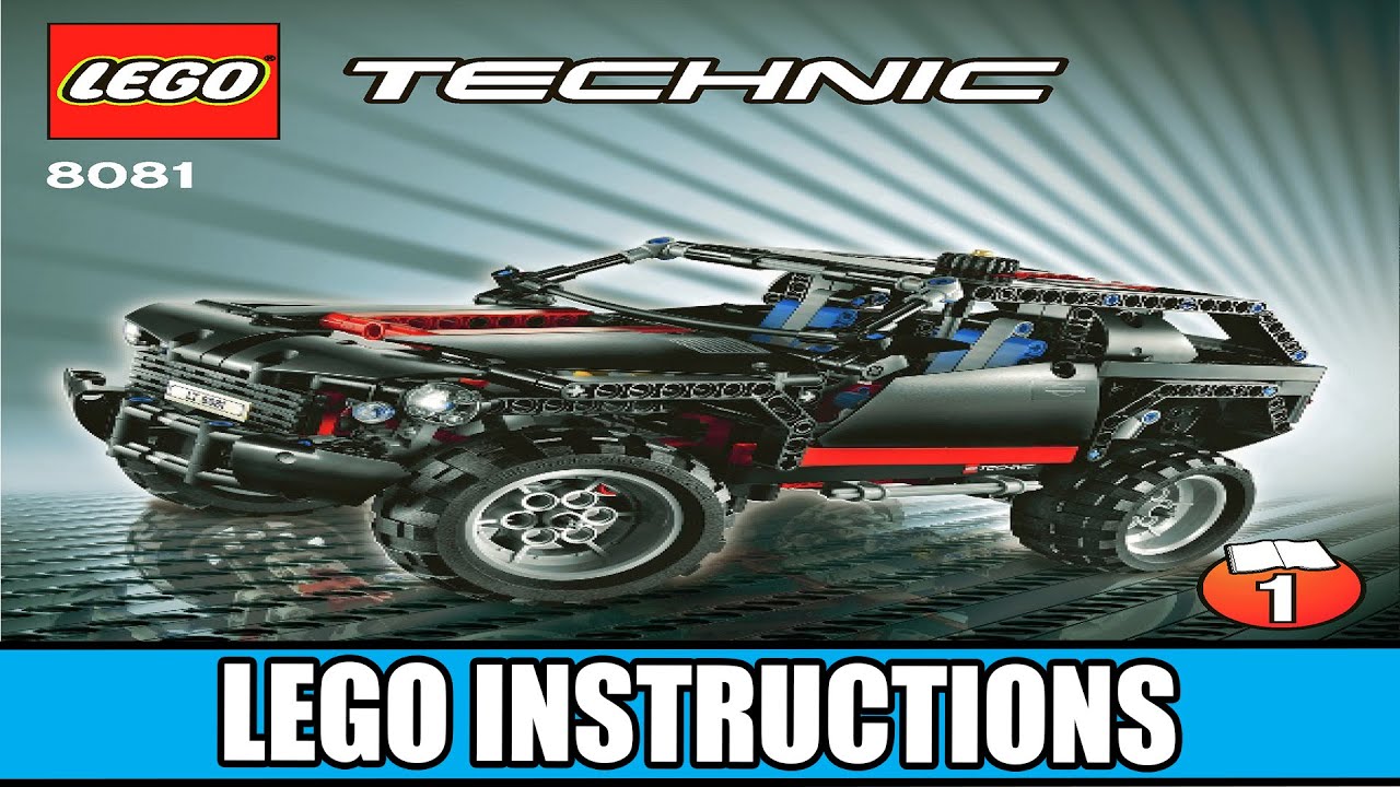 LEGO Instructions - Technic - 8081 - Extreme Cruiser (Book1) - YouTube