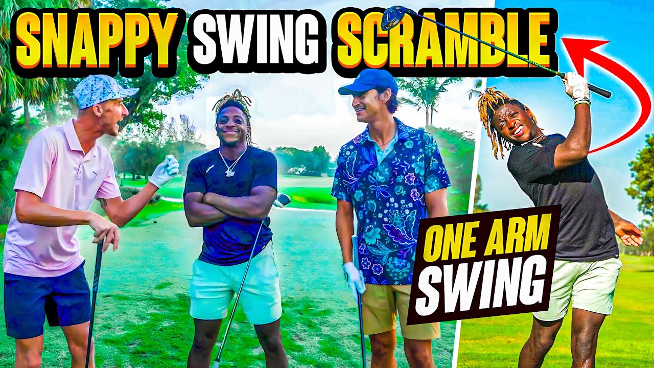 Can we beat Snappy Gilmore using his 1-hand swing? (CRAZY SCRAMBLE ...