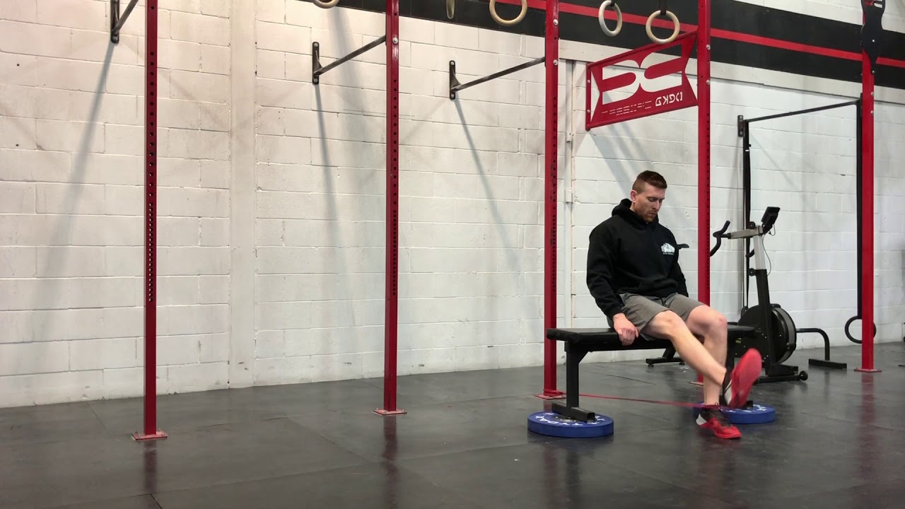 Banded Leg Extension - YouTube