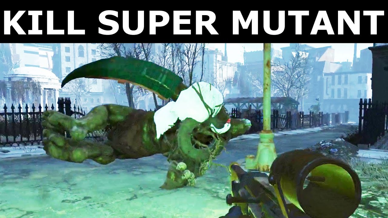 Fallout 4 - Easy Way To Kill Super Mutant SWAN And Get The Furious ...