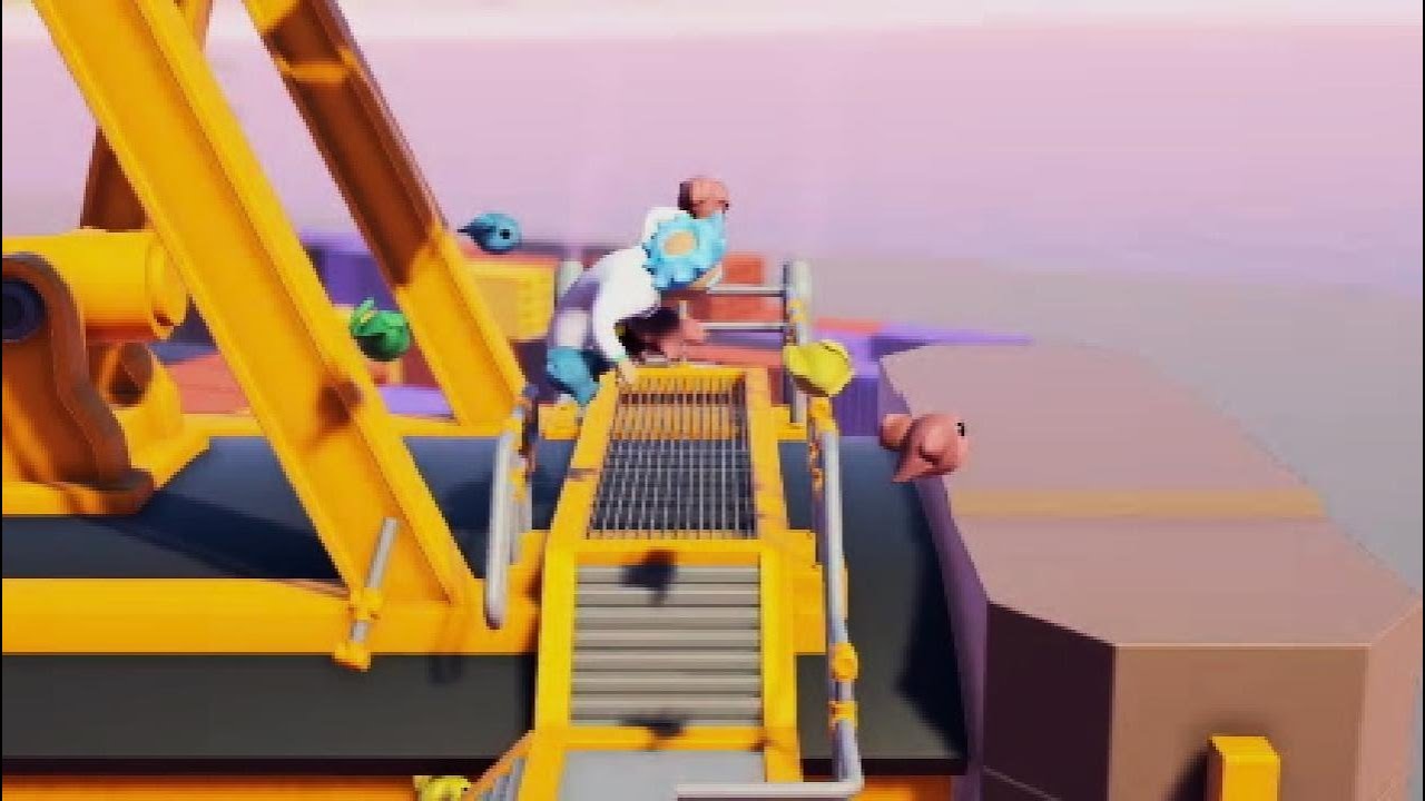 GANG BEASTS NEW UPDATE (epik crane) - YouTube