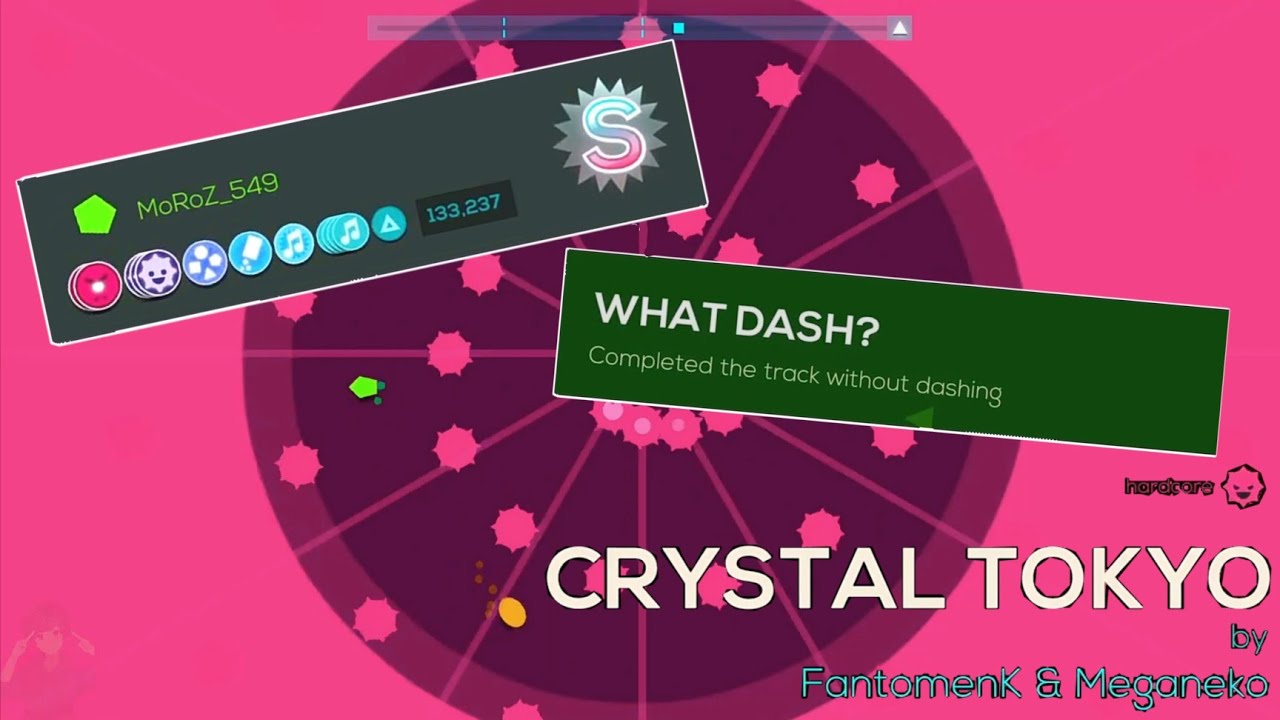 Crystal Tokyo [Hardcore] [No dash] [Rank S] - Just Shapes & Beats - YouTube