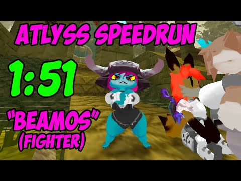 ATLYSS Speedrun - Catacombs (Hard) "Beamos" Map in 1:51 (Fighter) - YouTube