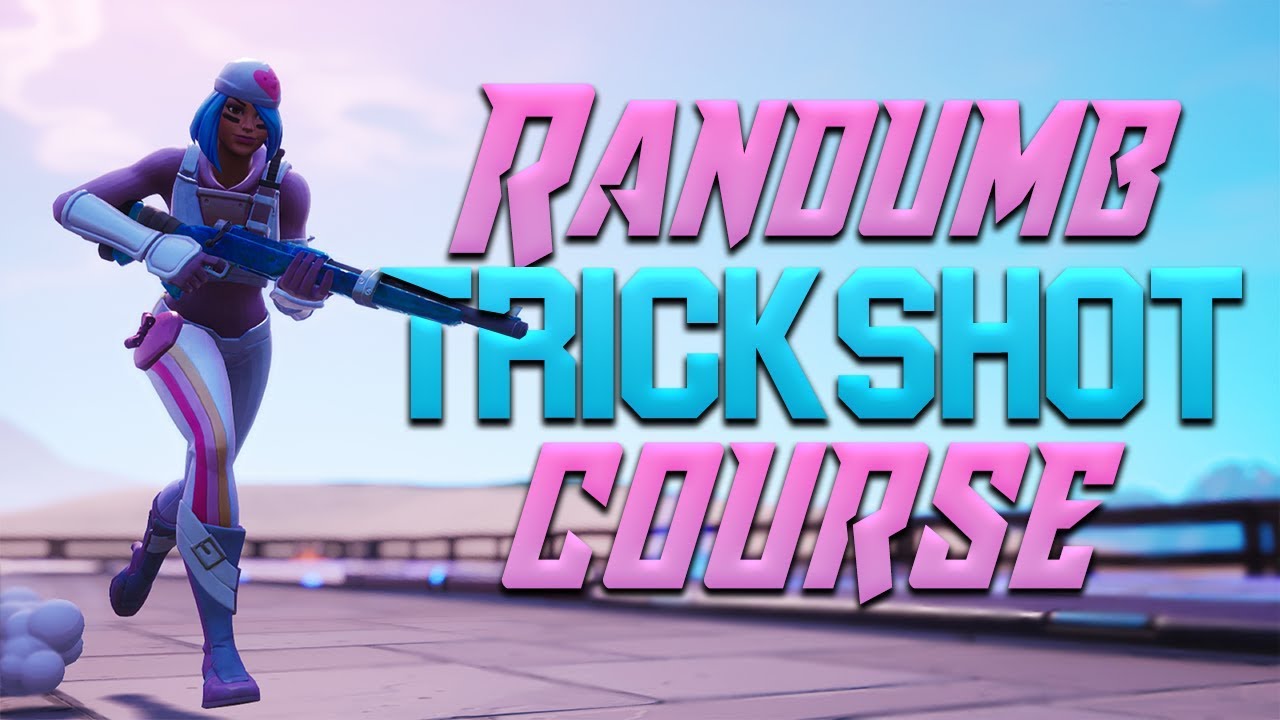 So I Completed OBEY RANDUMB's Fortnite TRICKSHOT COURSE on CONSOLE ...