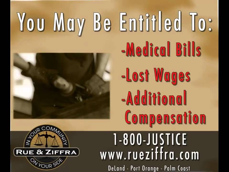Daytona Workers' Compensation Attorney - Rue & Ziffra DMV Ad - YouTube