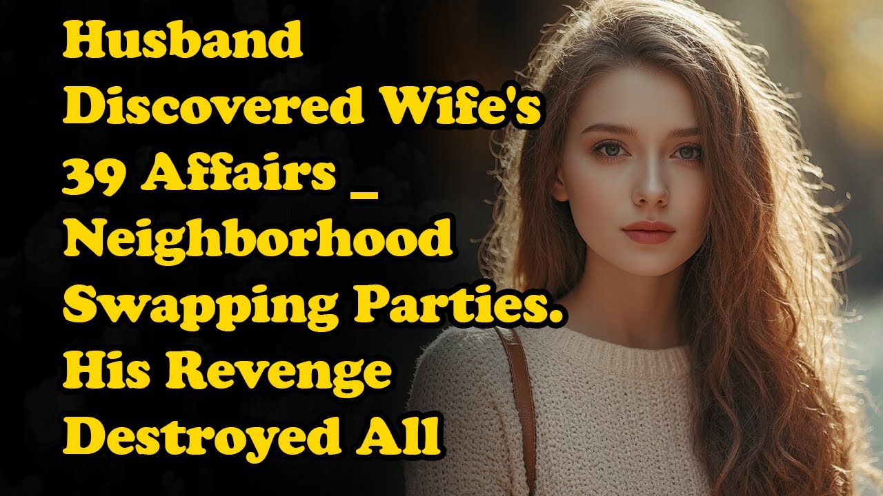 Husband Discovered Wife's 39 Affairs Neighborhood Swapping Parties His ...