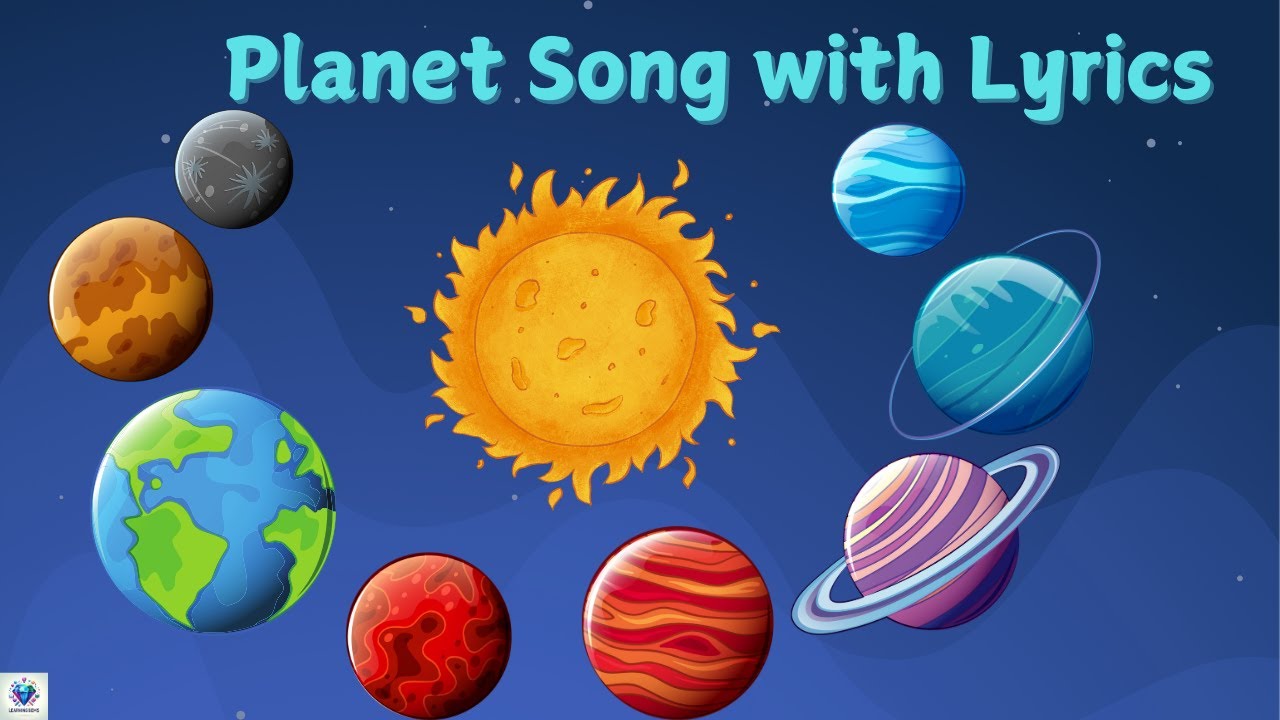 The planet song with lyrics for kids | planet song| solar system song ...