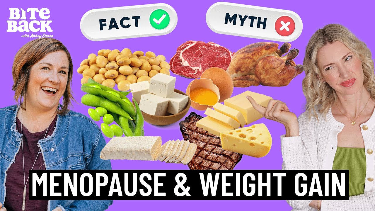 Exposing MENOPAUSE WEIGHT LOSS Truths & Myths With Jenn Huber - Bite Back With Abbey Sharp - YouTube