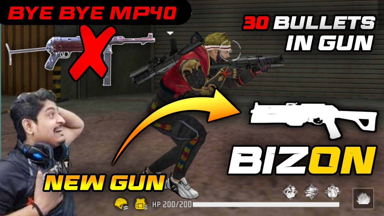 NEW GUN BIZON TESTING 😉 | FREE FIRE NEW GUN SMG BIZON | OB 35 UPDATE🔥🤯🤯 ...