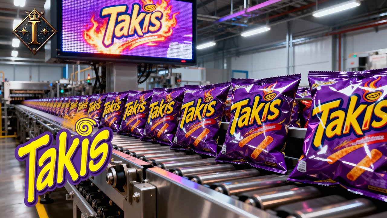 How TAKIS Are Made 🌶️🥵- Mega Factory 🏭 - YouTube