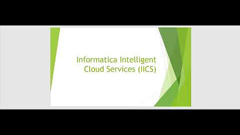 Informatica Cloud Data Integration Tutorial (IICS DI) - YouTube