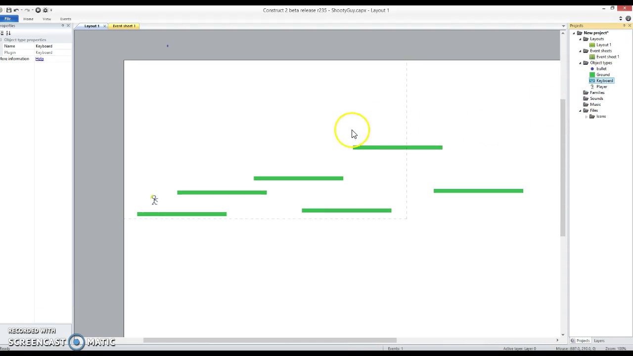 Simple platformer in Construct 2 - video 3 - YouTube