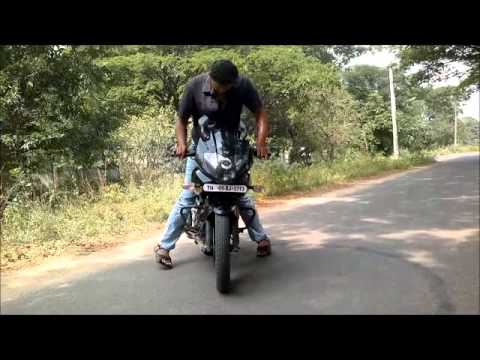 pulsar 220 stunt practice - YouTube
