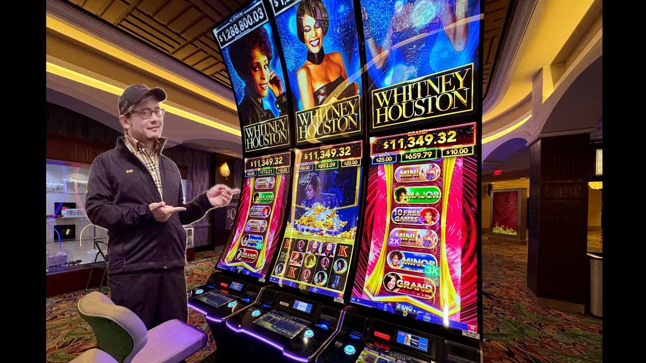 Whitney Houston: THE SLOT MACHINE! Brand new Vegas Game! (2025 Game 68 ...