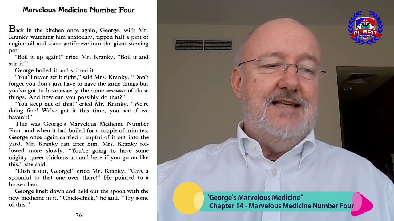 George's Marvelous Medicine (Chapter 14) by Roald Dahl - read by Dr ...