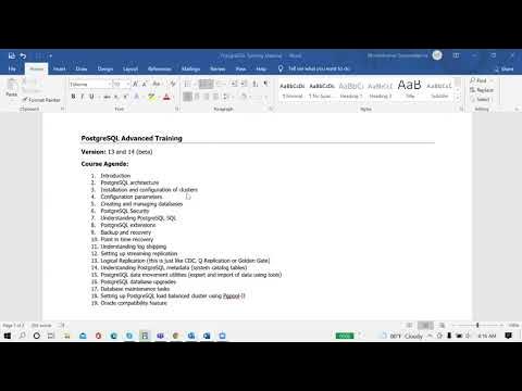 PostgreSQL Advanced Training - YouTube