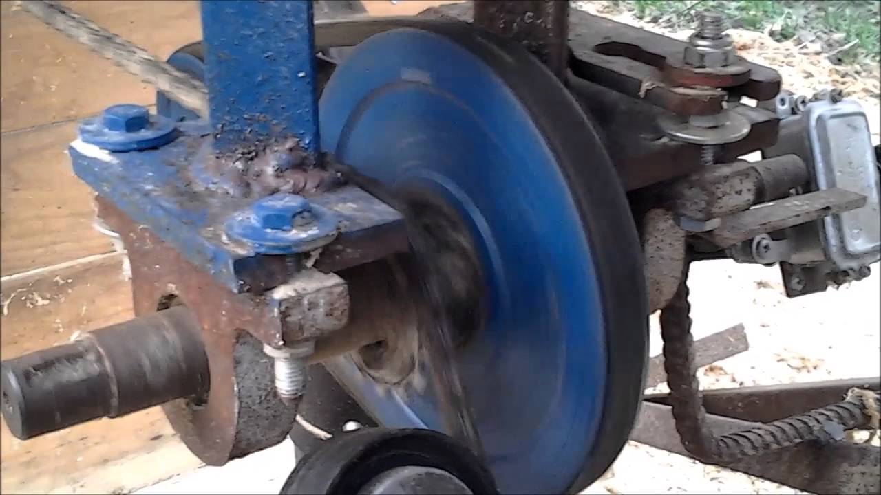 Mini tartak domowej roboty 2. - YouTube