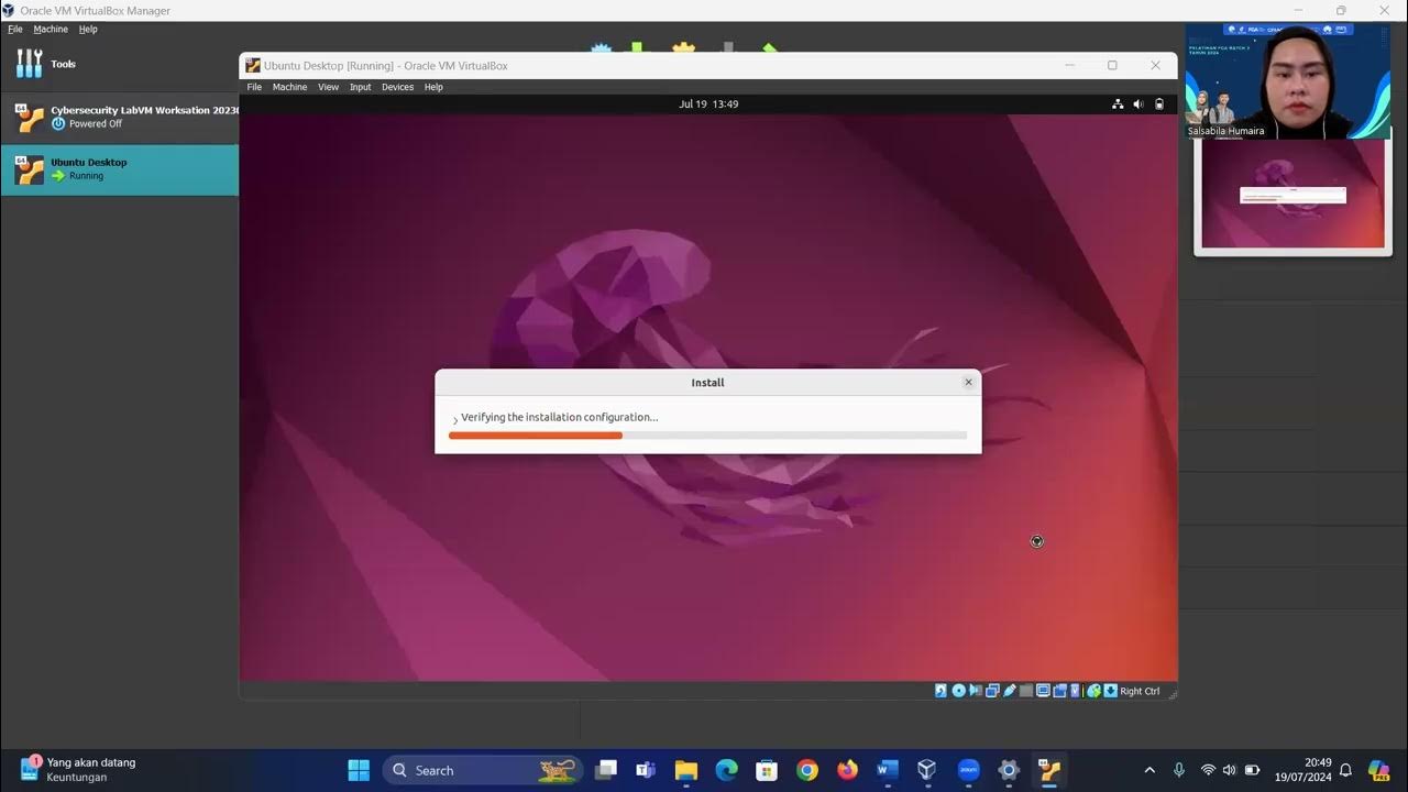 INSTALL UBUNTU, APACHE2, MYSQL, DAN PHP - SALSABILA HUMAIRA - YouTube