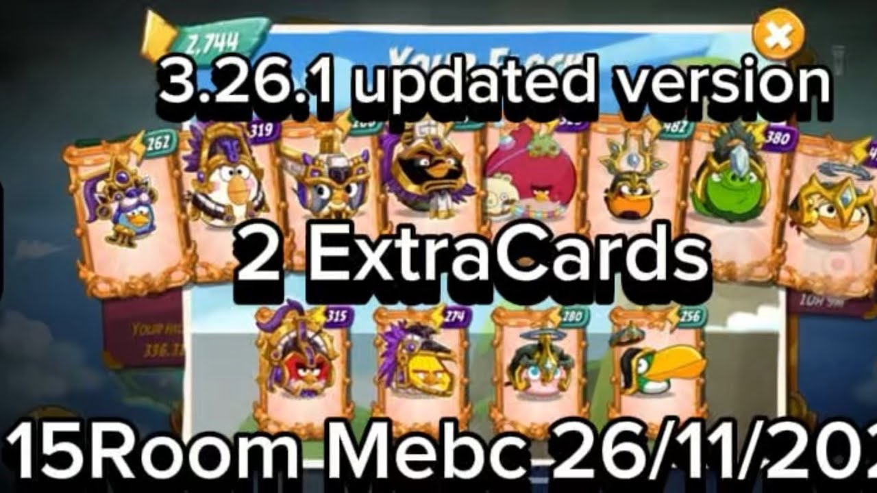 15Room Mebc 3.26.1 Update Version Angry Birds 2 Ab2 26/11/2024 ...