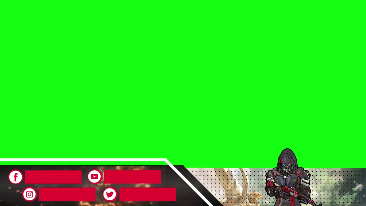 Free Animated Gaming Overlay | Green Screen Overlay | - YouTube