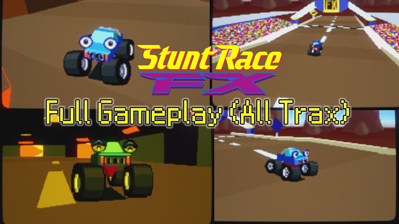 Stunt Race FX (SNES) - Full Gameplay - YouTube