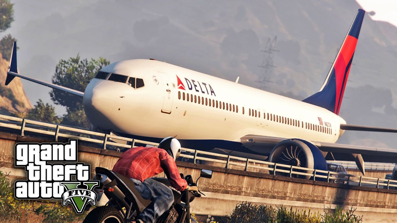 GTA V E51 - Boeing 737-MAX 8 Emergency Highway Landings | Mod Showcase ...