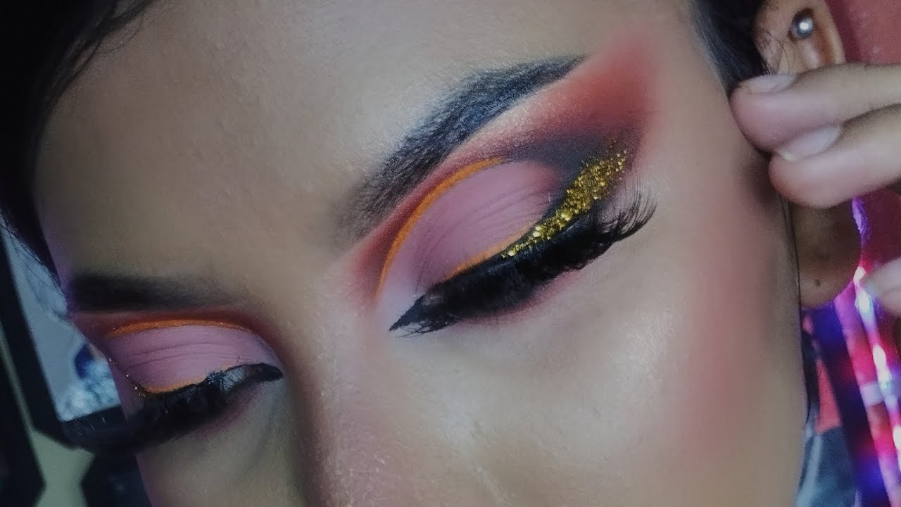 Maquillaje naranja 🍊 #makeup #tutorial - YouTube