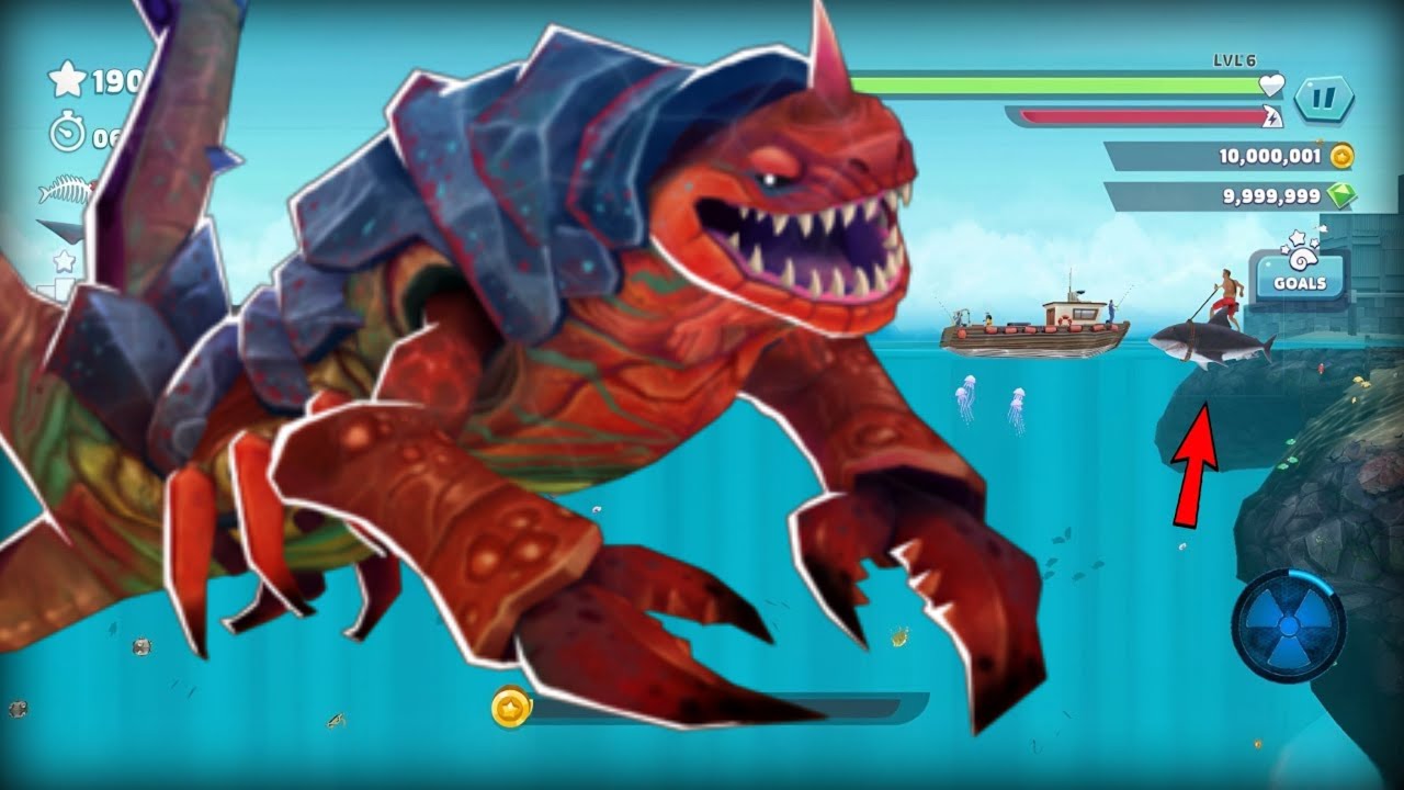 Hungry Shark Evolution - Giant Monster Leviathan vs All Sharks - New ...