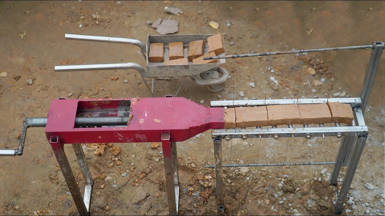 Design Of Manual Brick Compression Head - YouTube