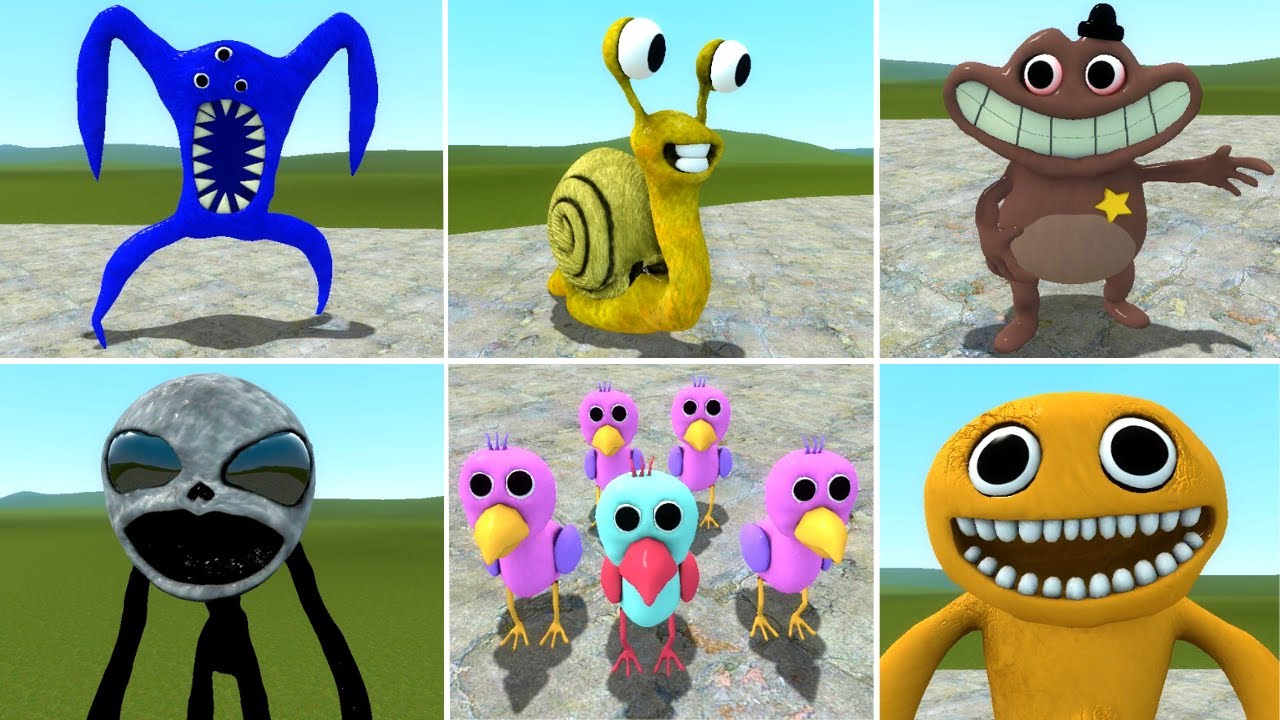 Garten of Banban 2 All Models - Garry's Mod - YouTube