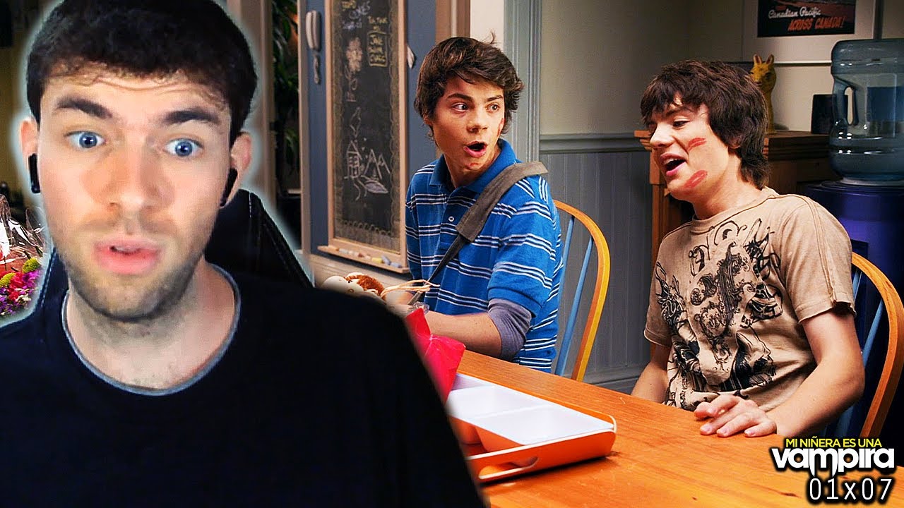 REACCIÓN MI NIÑERA ES UNA VAMPIRA 01X07 PRIMERA VEZ | REACCION - YouTube