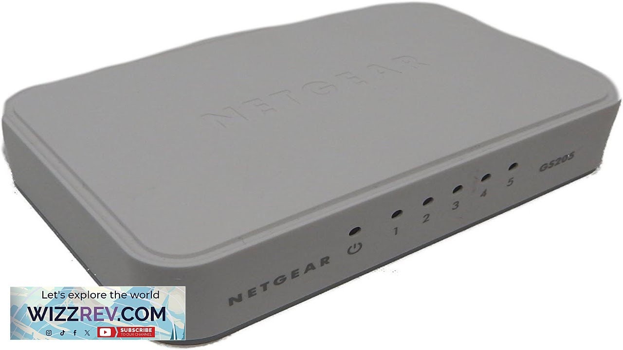 Netgear GS205-100PAS NETGEAR 5-Port Gigabit Ethernet Unmanaged Switch ...