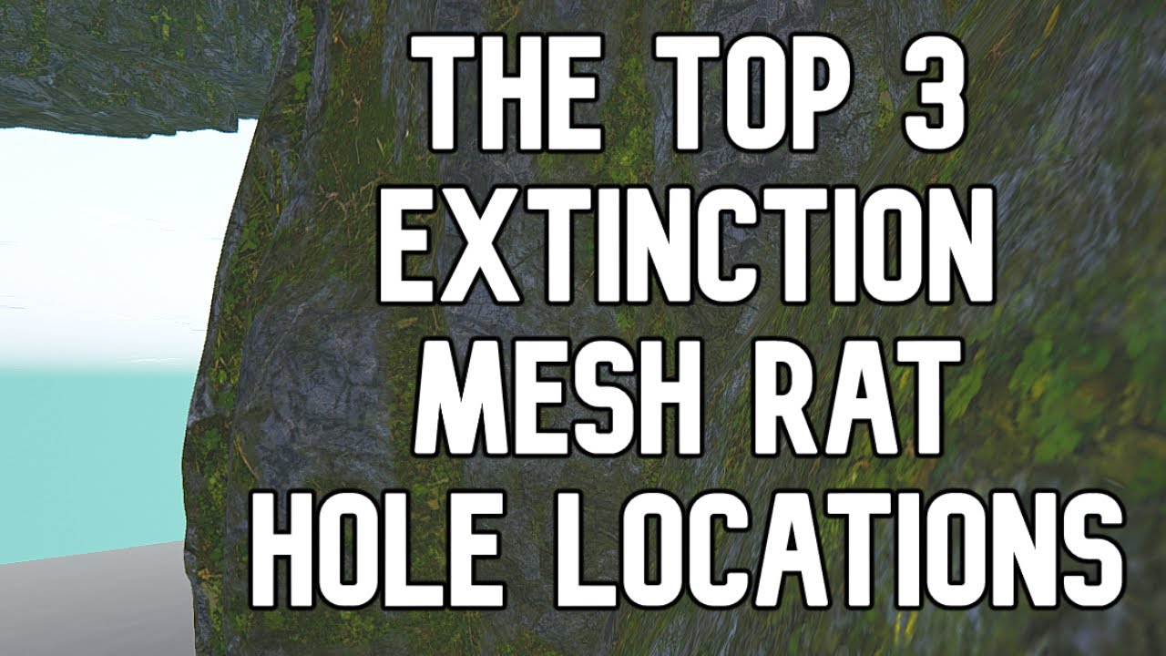 Ark Top 3 Mesh Extinction Rat Holes & Base Locations for PvP | ARK ...