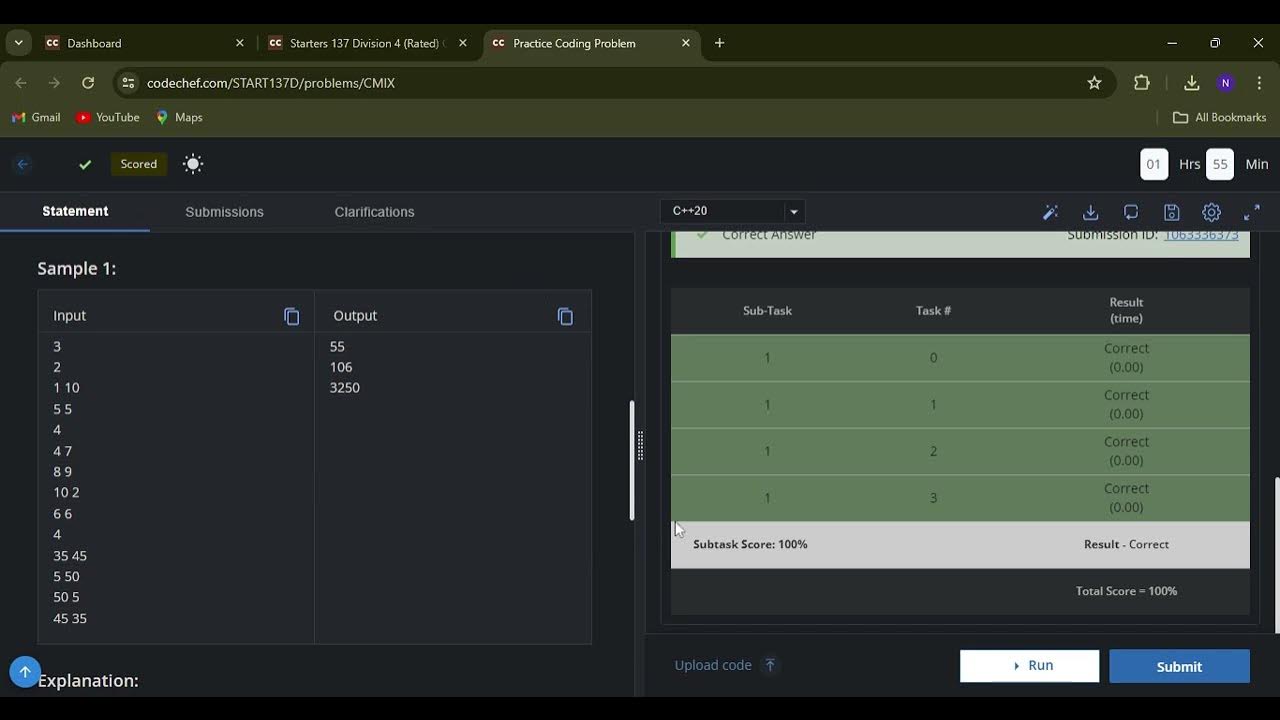 Spell Splice || CodeChef Starters 137 || CodeChef Solution - YouTube