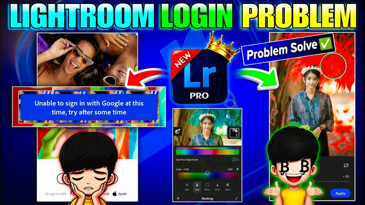 Lightroom Login Kaise Kare || Lightroom Login Problem 2026 | Lightroom ...