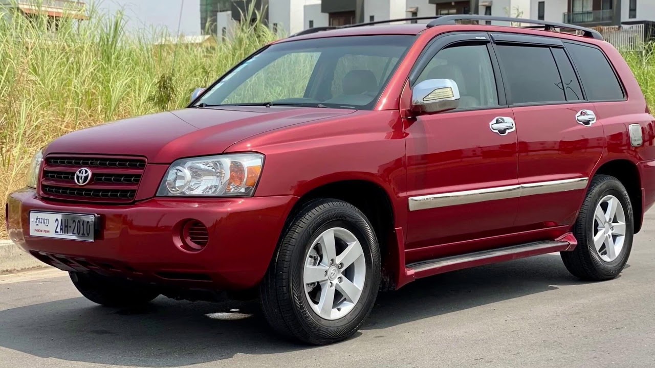 ឡានលក់, Highlander 2003 _ប៉ុង 1_ធម្មតា ម៉ាស៊ីន4 Base option_(ពណ៌ ក្រហម ...