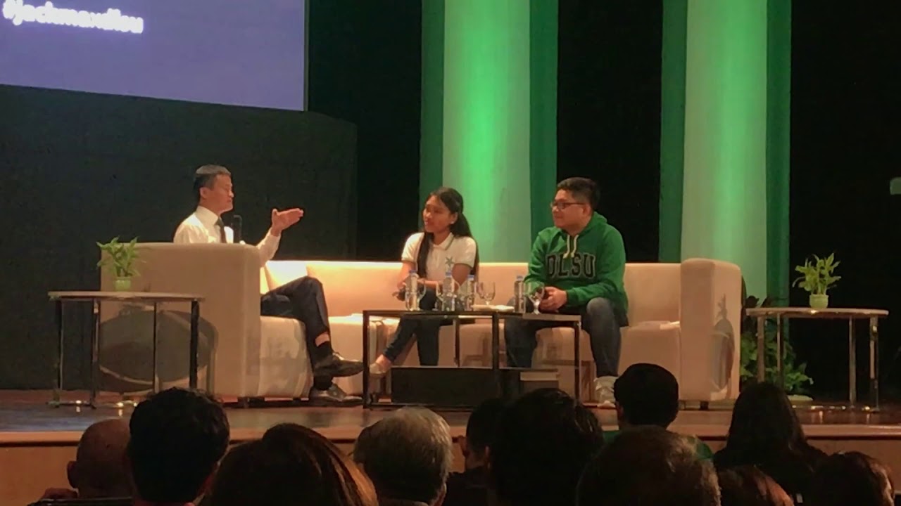 Panel Interview with Dr. Jack Ma in De La Salle University Manila ...