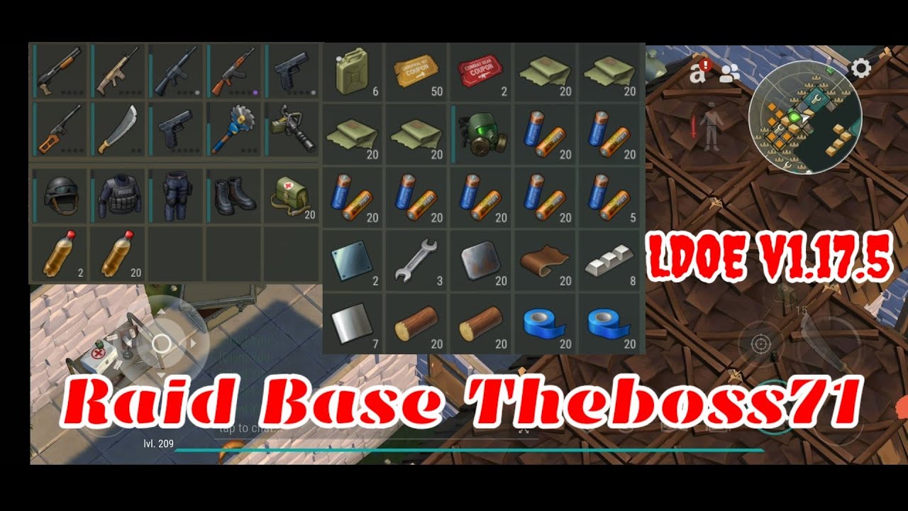 LDOE Raid Base Theboss71 | Last Day on Earth v1.17.5 - YouTube