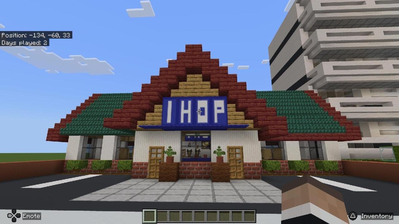 Building an ihop! Minecraft creative city part 30 - YouTube