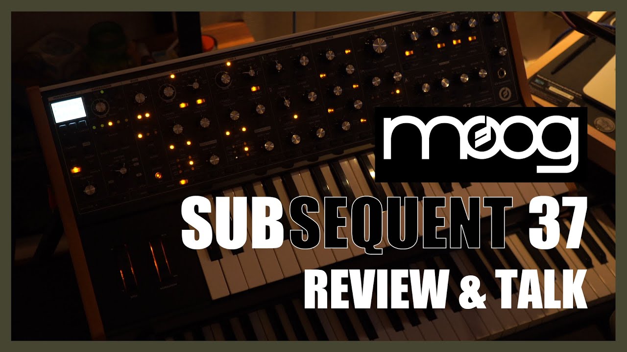 Moog Subsequent 37 슈트와 이야기 - YouTube
