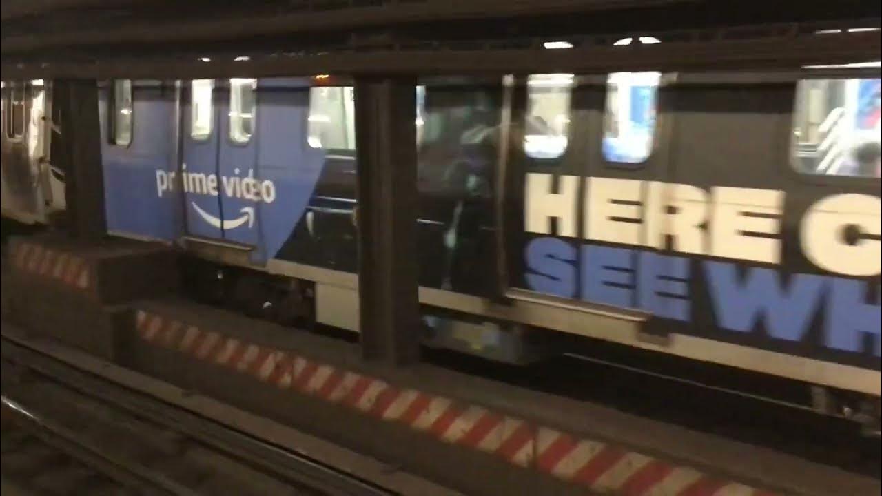 MTA NYCT Subways: IND Inwood - 207th Street Bound R179 (A) Train with Prime Video @ 125th Street ...