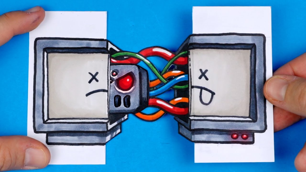 TITAN TV MAN DIY GAMES & PAPER CRAFTS - YouTube