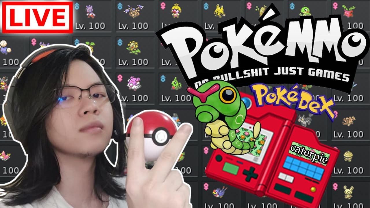 Completando a Pokédex do PokéMMO !!! Ao Vivo !!! - YouTube